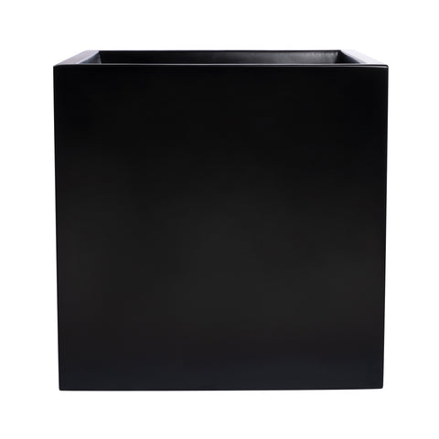 Root and Stock Dixon Square Cube Planter Box - Black