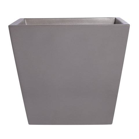 Root and Stock Saratoga Square Planter Box - Grey